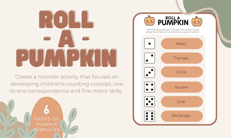 Math Pumpkin Game - Etsy