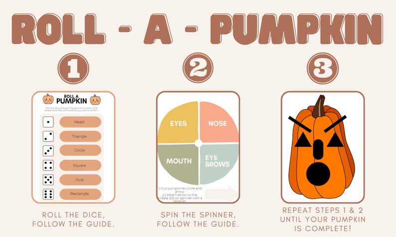 Math Pumpkin Game - Etsy