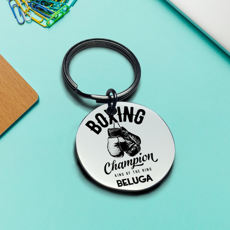 Boxing Glove Keyring - Etsy