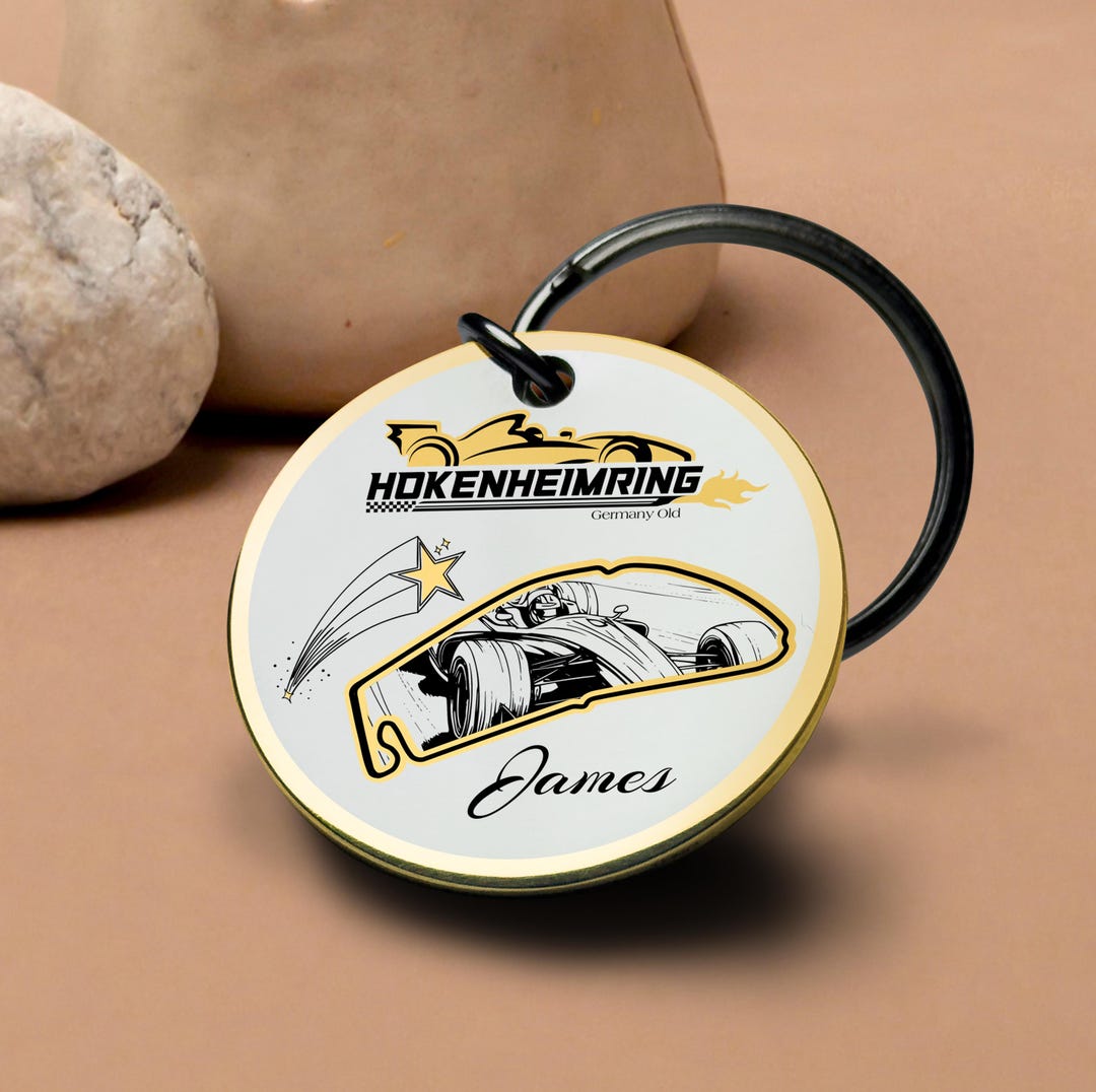 Hockenheimring Germany Old Circuit Track Keychain F1 Grand Prix Keyring ...
