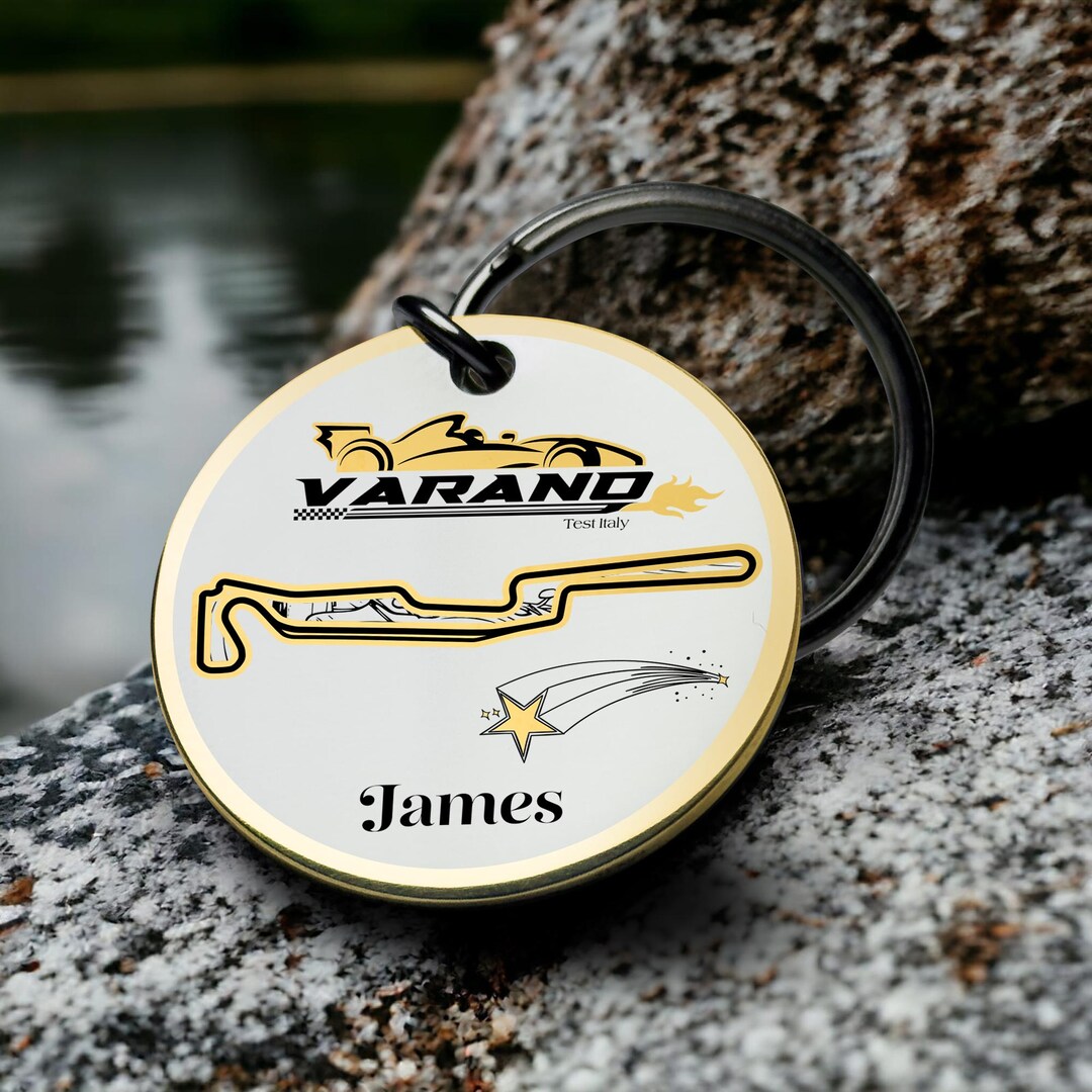 Varano Italy Test Circuit Track Keychain F1 Racing Lovers Custom ...
