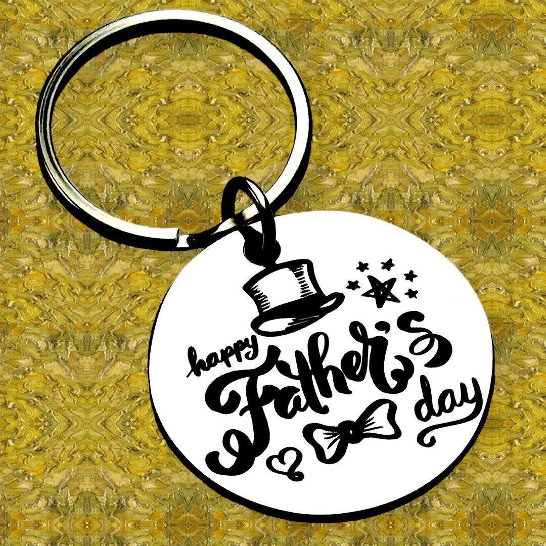 Happy Father's Day, Personalised Father's Day Key Chain, Best Father ...