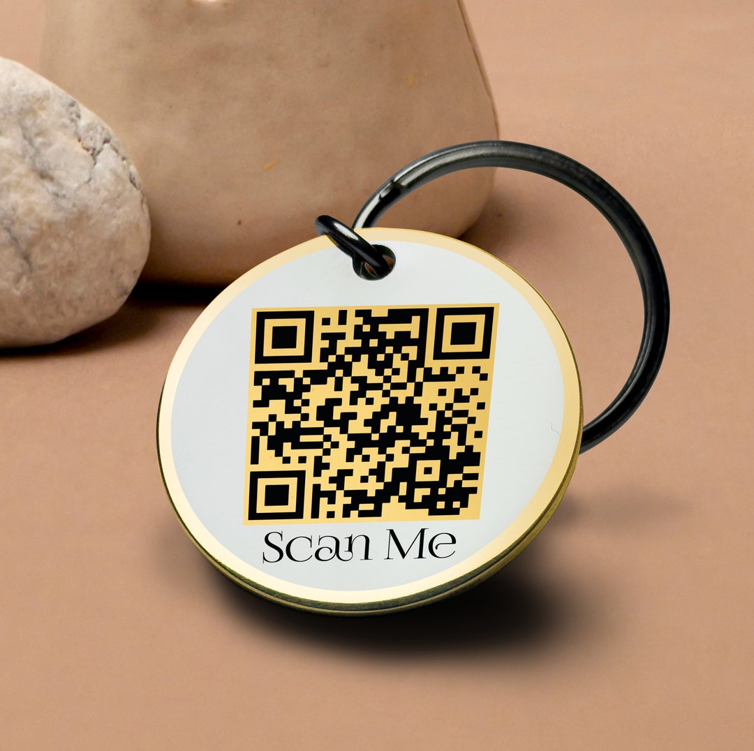 Scan QR Code Keychain Personalized Stylish Gift Smart Keychain Custom ...