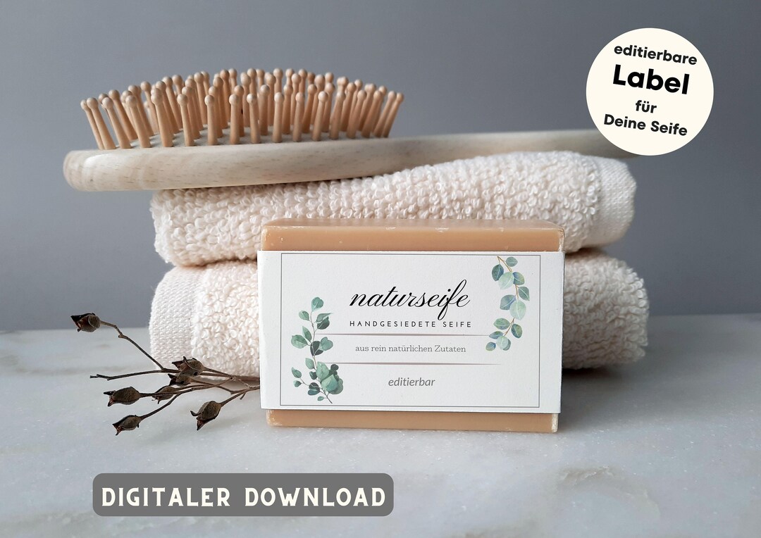 Editable Labels for Your Handmade Soap Easily Edit in the Free Adobe ...