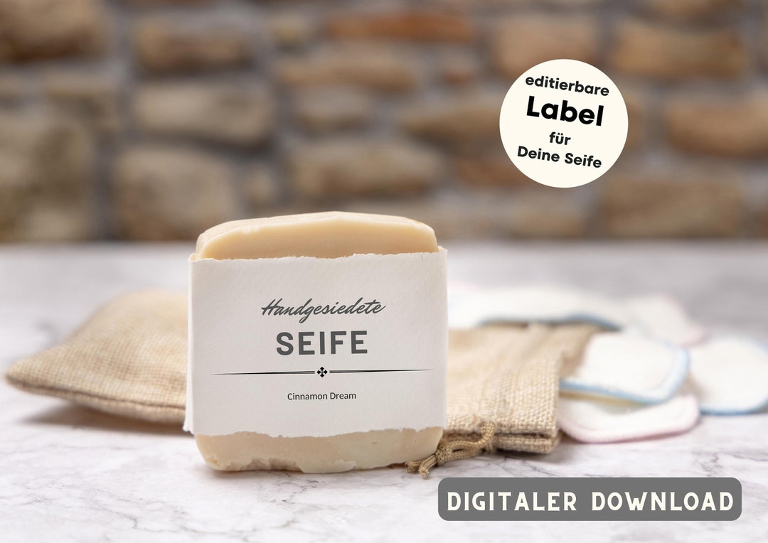 Editable Labels for Your Handmade Soap Easily Edit in the Free Adobe ...