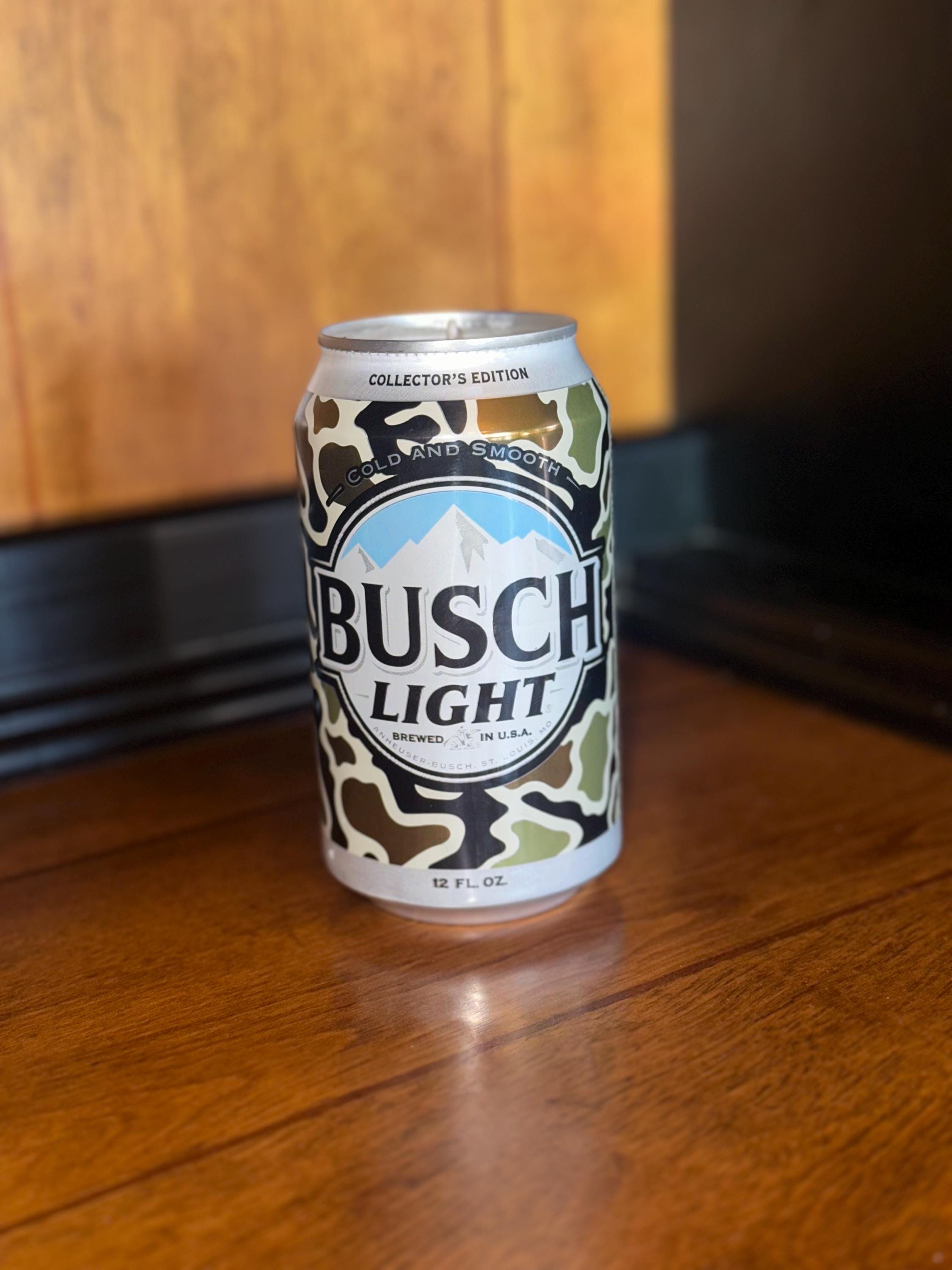 NEW Busch Light Camo Can Candle - Etsy