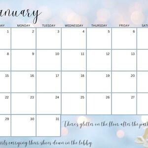 2023 Printable Taylor Swift Calendar_digital Download_ January December ...