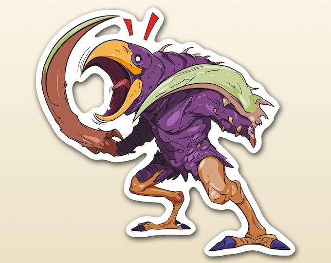 Dnd D&D Monster Hook Horror Sticker Decal for Car Laptop Phone Tumbler ...