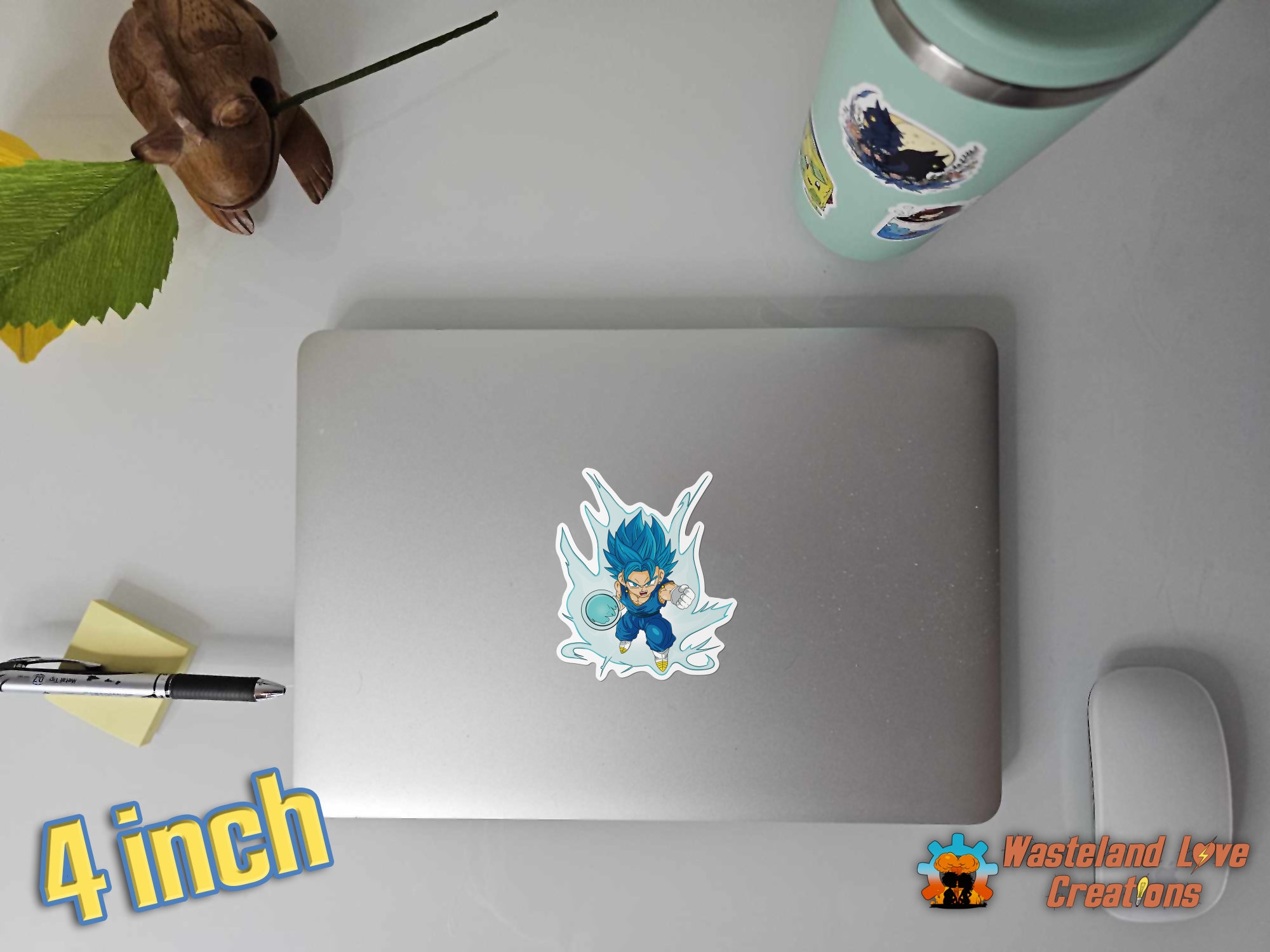 Vegito Dragon Ball Z Anime Sticker Decal for Car Laptop Phone Tumbler ...