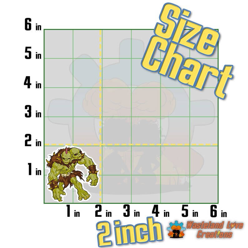 Dnd D&D TTRPG Monster Ettin Sticker Decal for Car Laptop Phone Tumbler ...