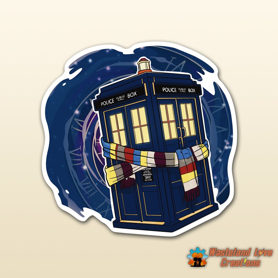 Doctor Dr Who TARDIS Anime Sticker Decal for Car Laptop Phone Tumbler ...