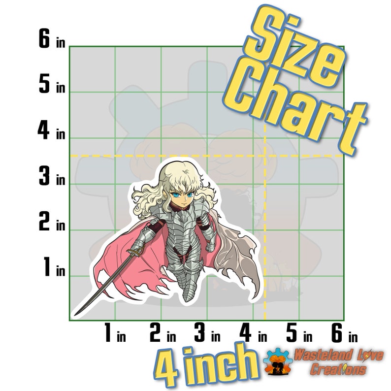 Griffith Guts Berserk Sticker Decal for Car Laptop Phone Tumbler Water ...