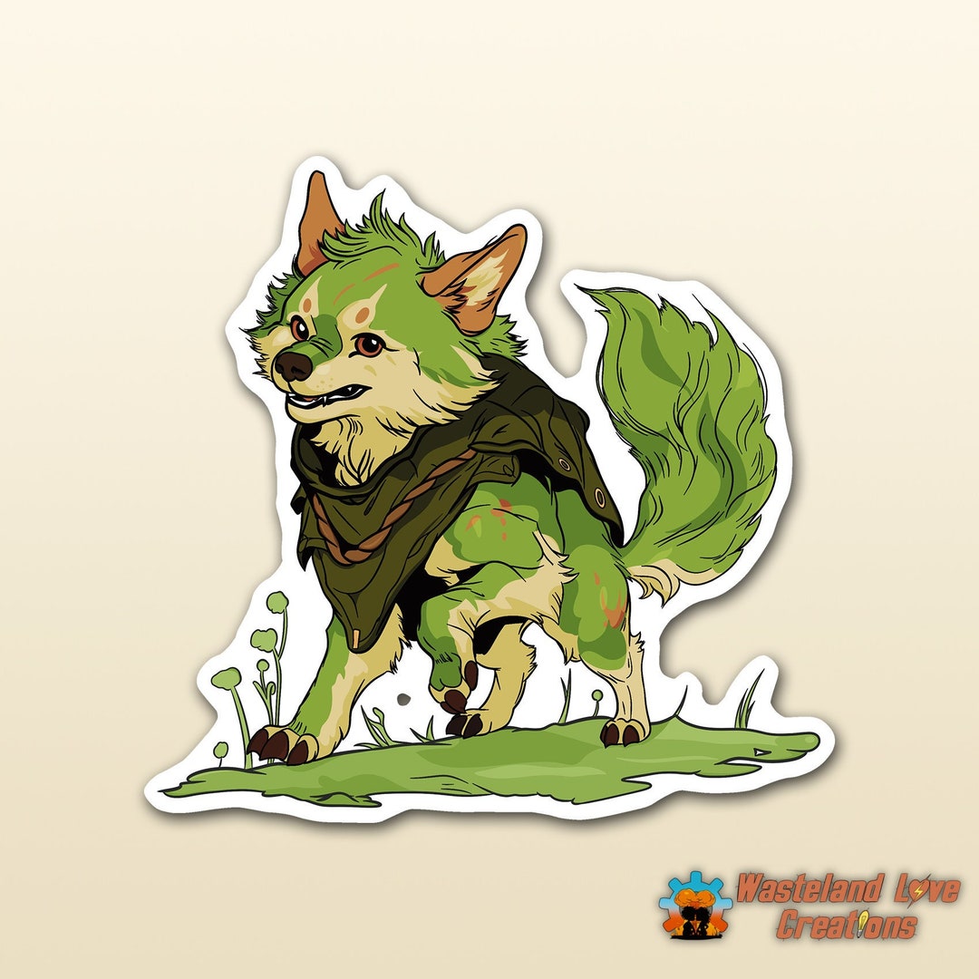 Dnd D&D TTRPG Monster Cooshee Sticker Decal for Car Laptop Phone ...