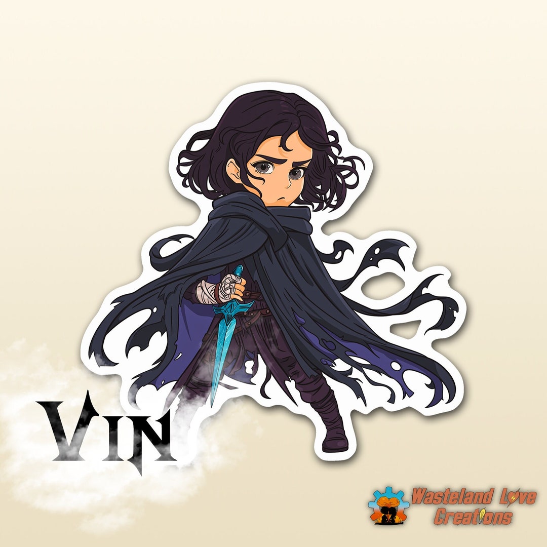 Vin Mistborn Sticker Decal for Car Laptop Phone Tumbler Water Bottle ...