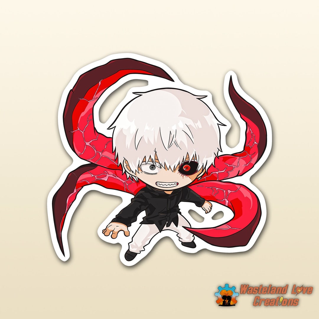 Kaneki Tokyo Ghoul Anime Sticker Decal for Car Laptop Phone Tumbler ...
