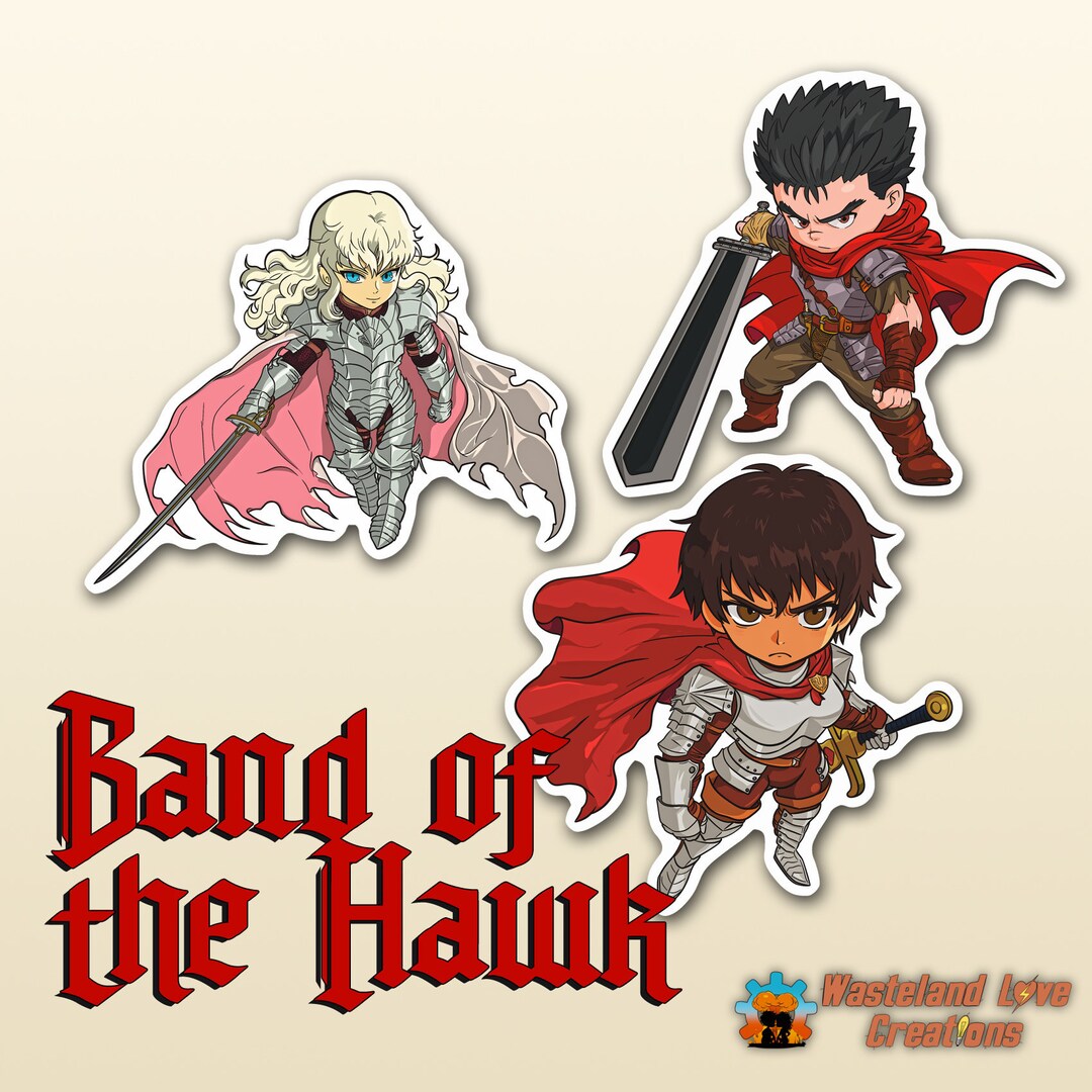 Guts Berserk Anime Sticker Decal for Car Laptop Phone Tumbler Water ...