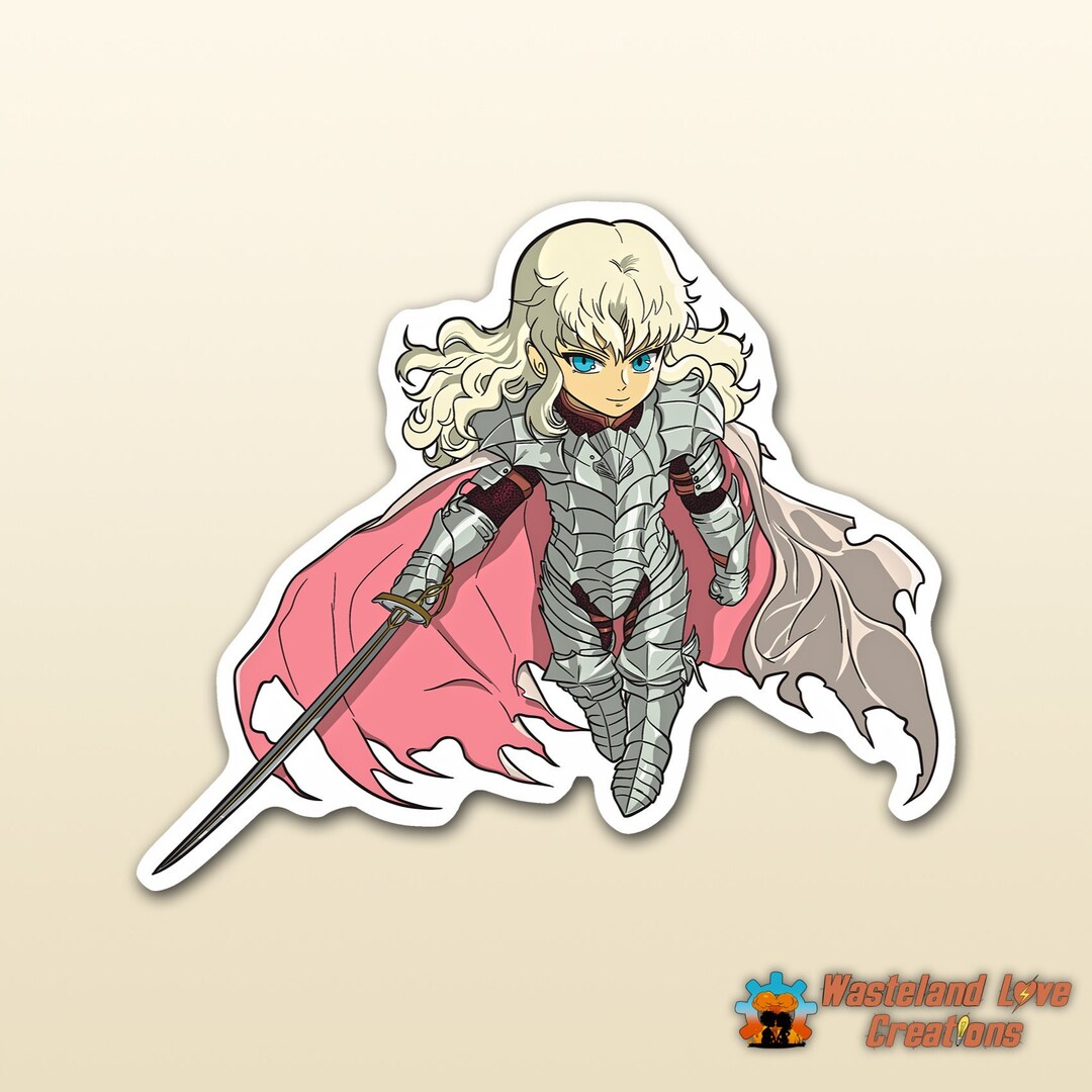 Griffith Guts Berserk Sticker Decal for Car Laptop Phone Tumbler Water ...