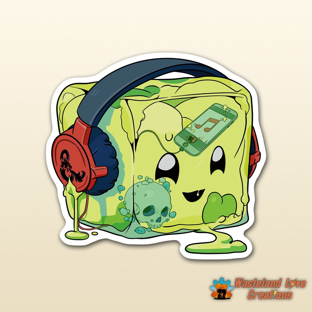 Dnd D&D Monster Gelatinous Cube Sticker Decal for Car Laptop Phone ...