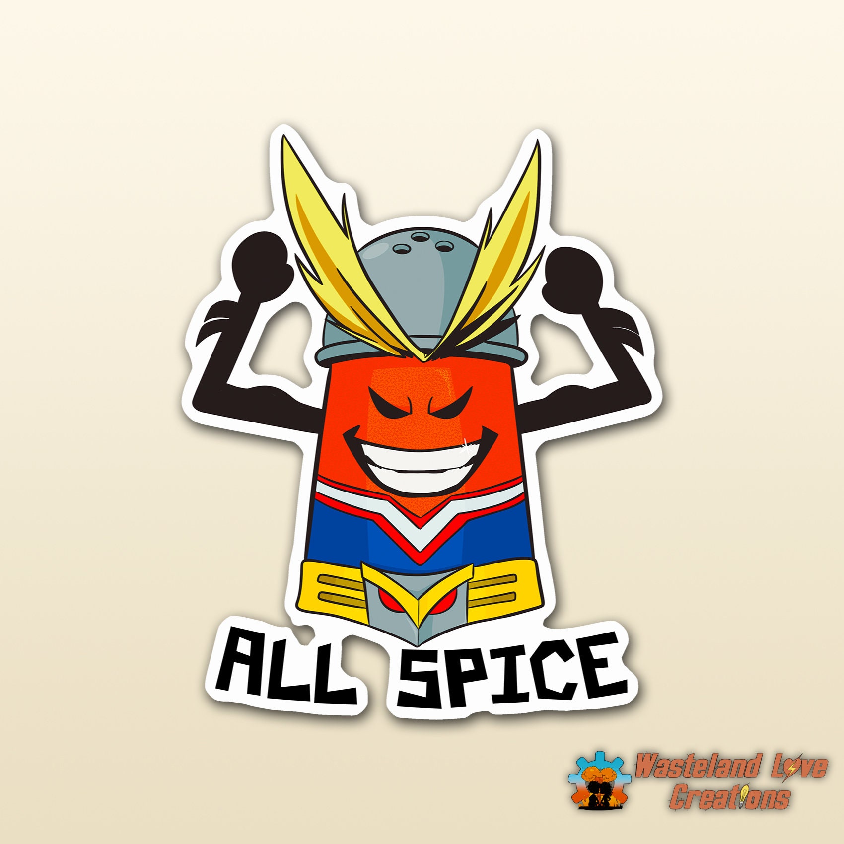 All Might Blue's Clues MHA Anime Sticker Decal for Car Laptop Phone ...