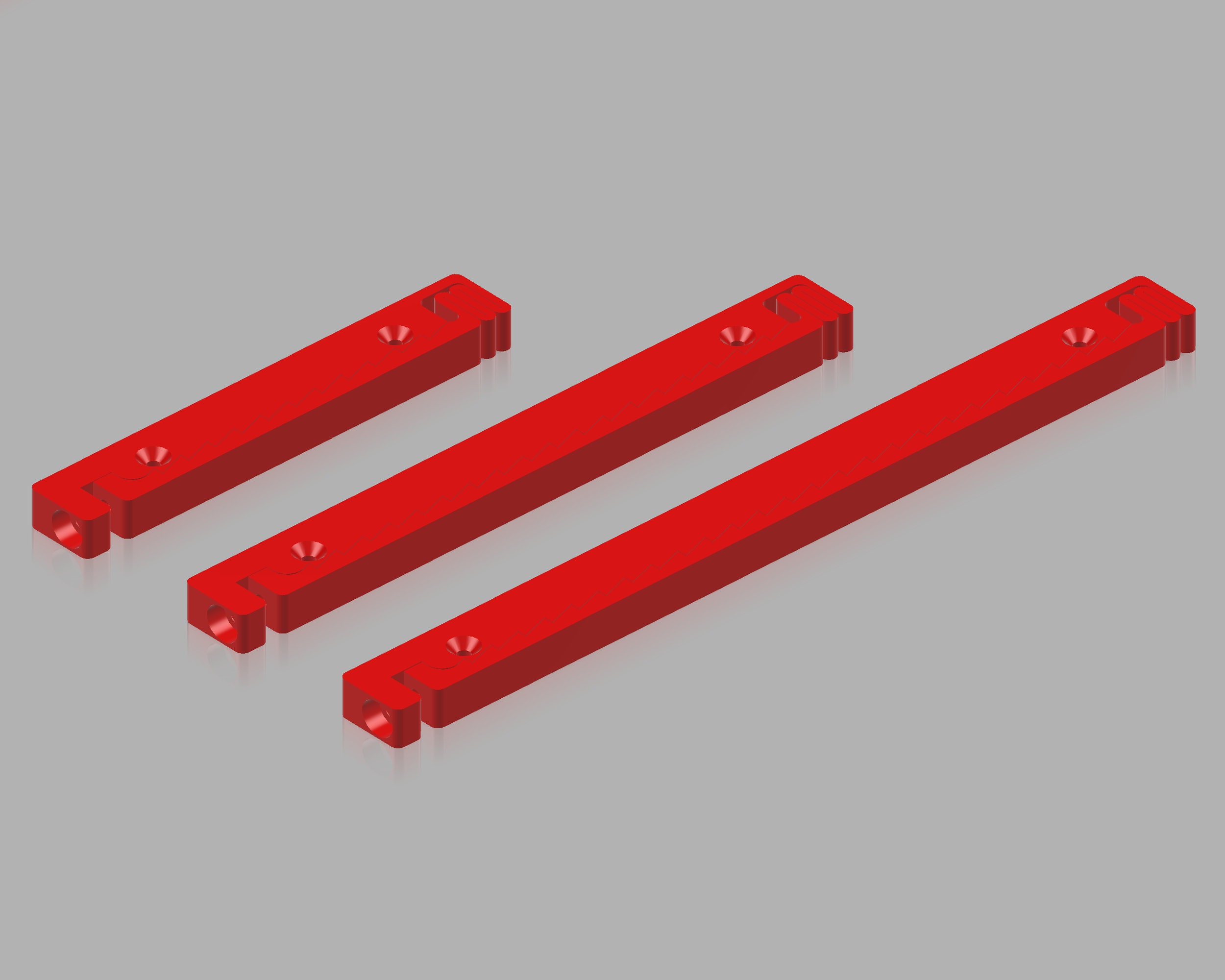 Adjustable Miter Bar / Runner 3d Printable in Place, Single-part ...