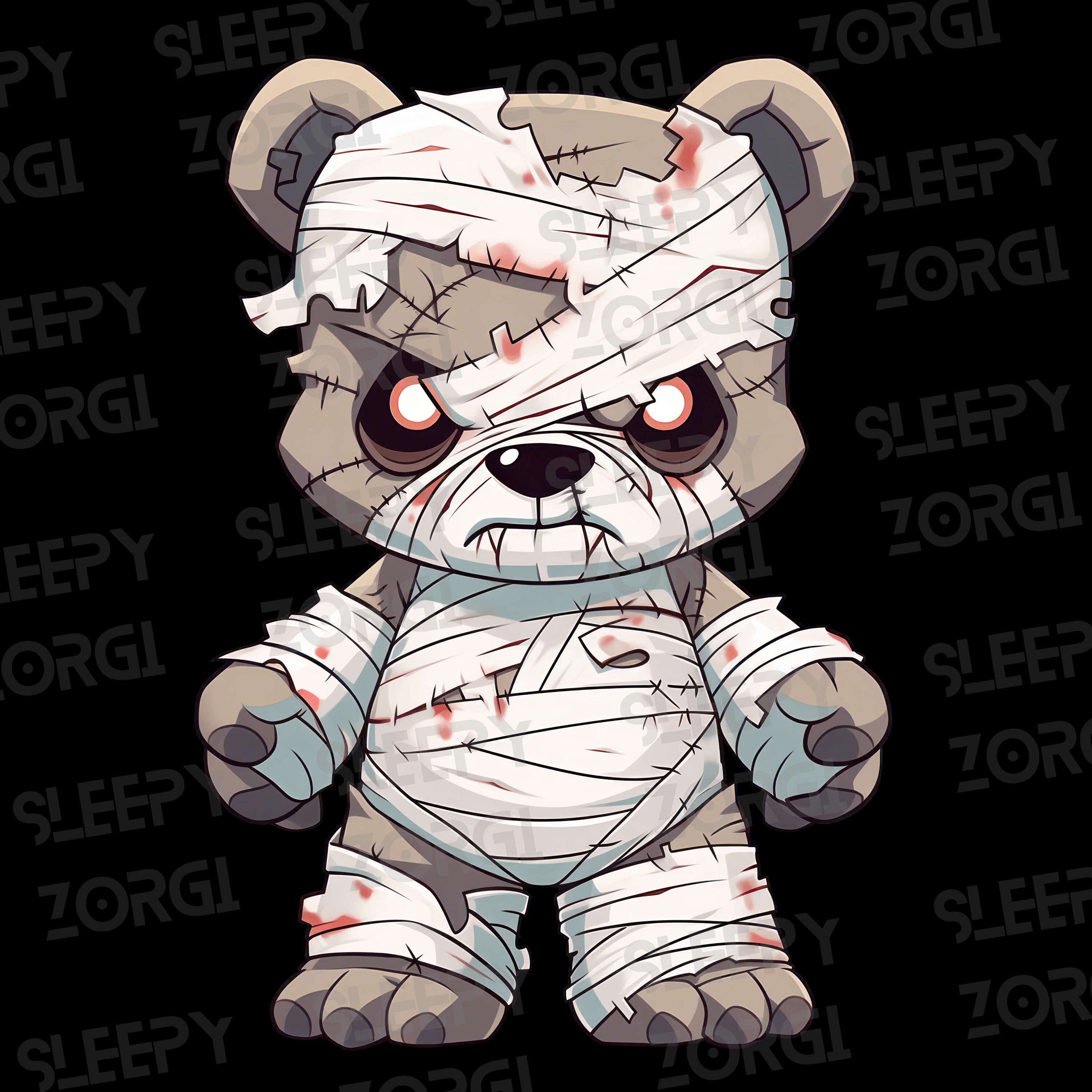 SZ95 Cute Mummy Teddy Bear PNG, PNG Sublimation Design for Shirts ...