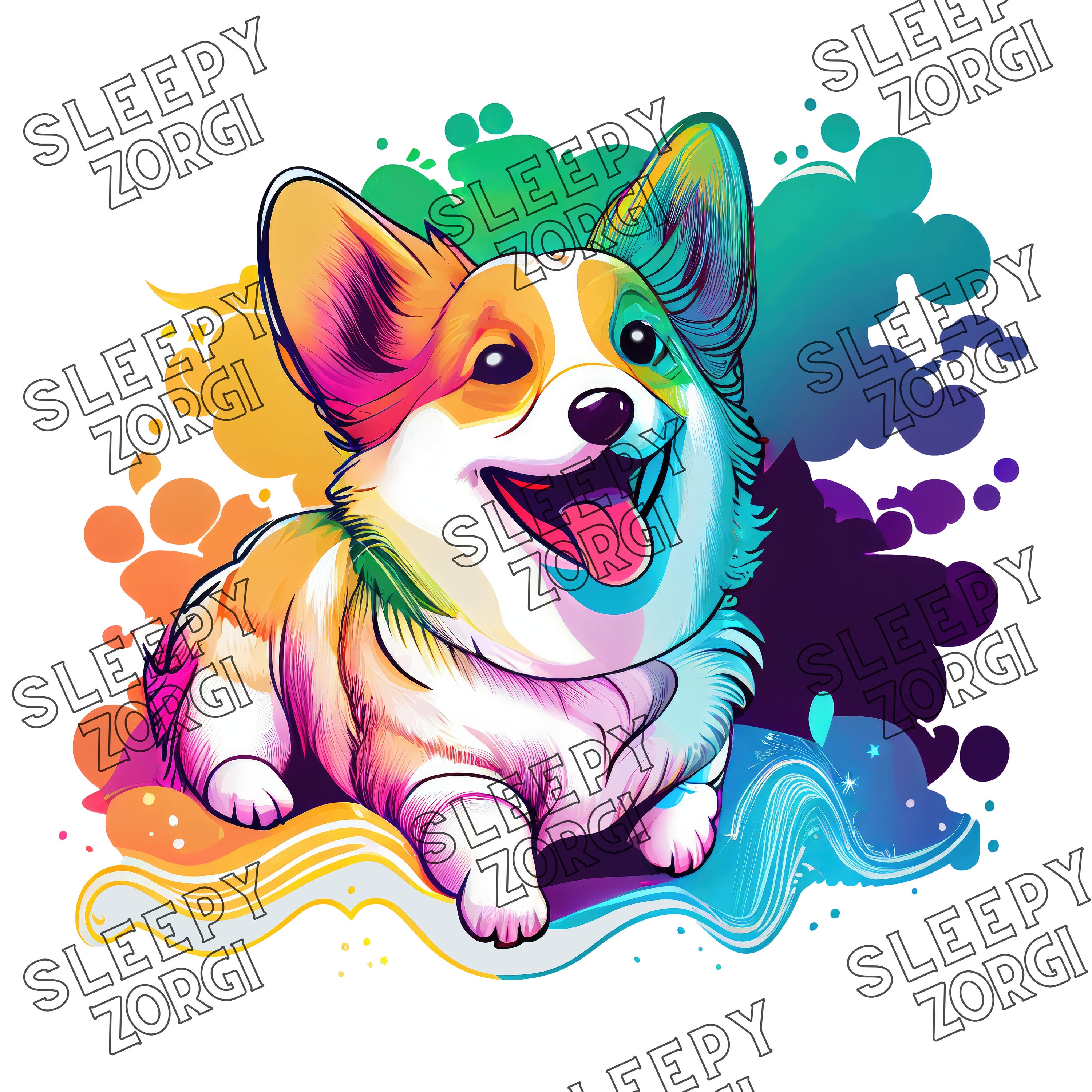 Corgi Cartoon