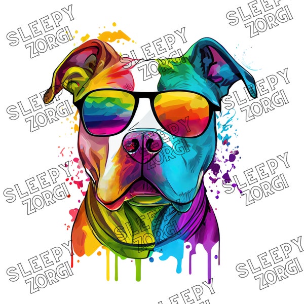 Pit Bull Art - Etsy