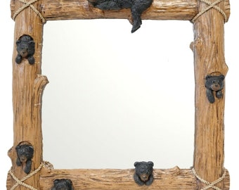Log Cabin Mirror - Etsy