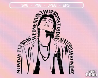 Jungkook Seven Kpop Svg Png Eps Dxf Vector Files for Cricut and ...