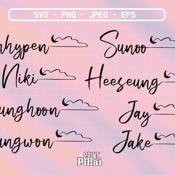 Kpop Enhypen Svg - Etsy