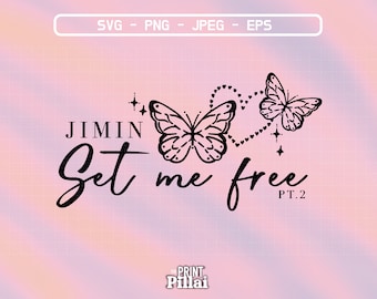 Jimin SVG Bundle Unleash Sublimation, Cricut, Scrapbooking, and DIY ...