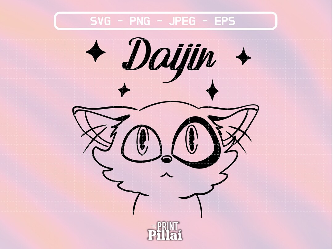 Daijin Cat Suzume Svg Eps Png Jpg Vector Files for Cricut Suzumes ...