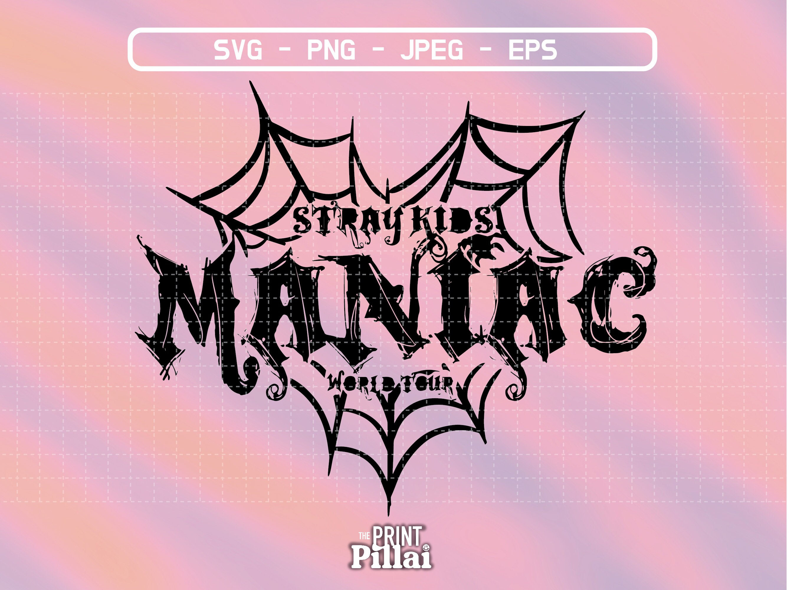 Stray Kids Maniac World Tour Kpop Svg Eps Png Jpg Vector - Etsy Canada