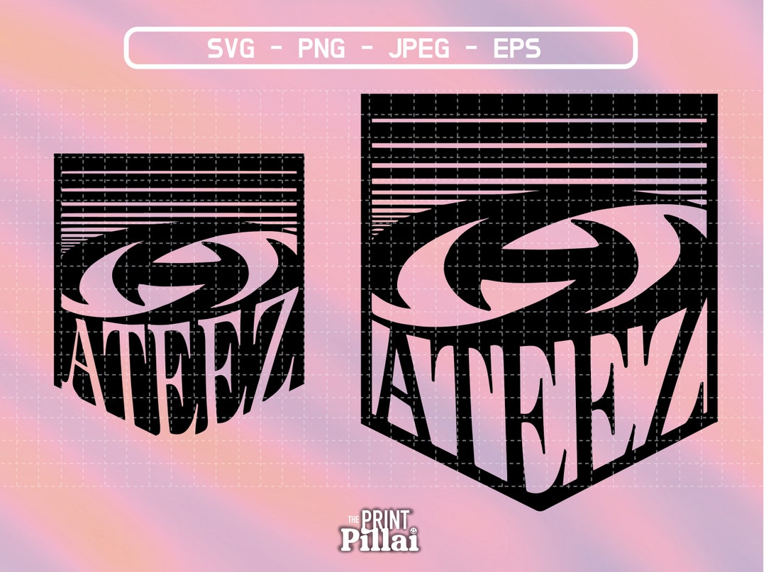 Ateez Svg Eps Png Jpg Vector Files for Cricut and Silhouette - Etsy Canada