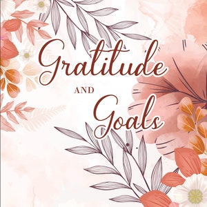 Goals and Gratitude Printable Planner Pages - Etsy