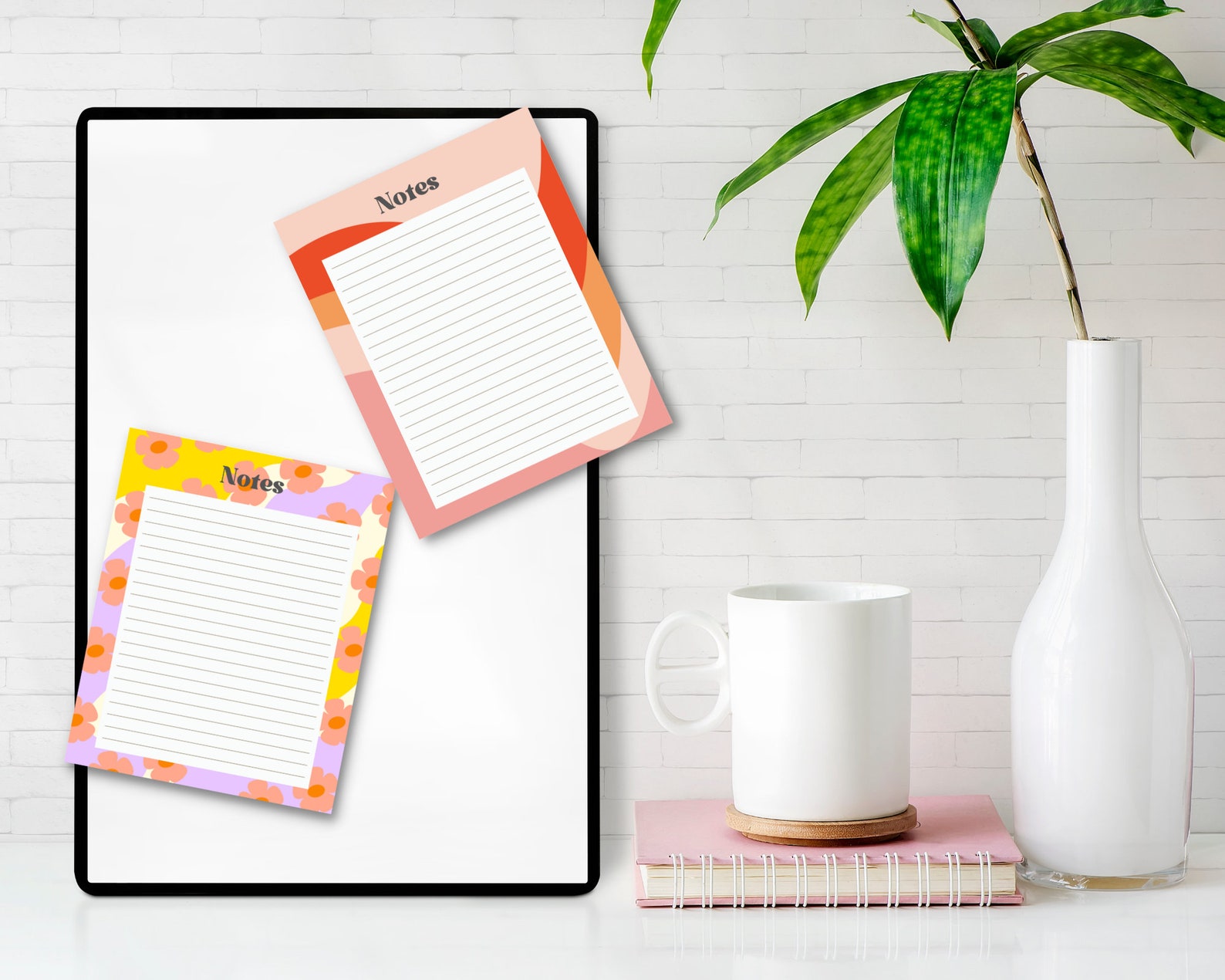 Retro 70s Groovy Stationery Notes Bundle 2 for Download - Downloadable ...