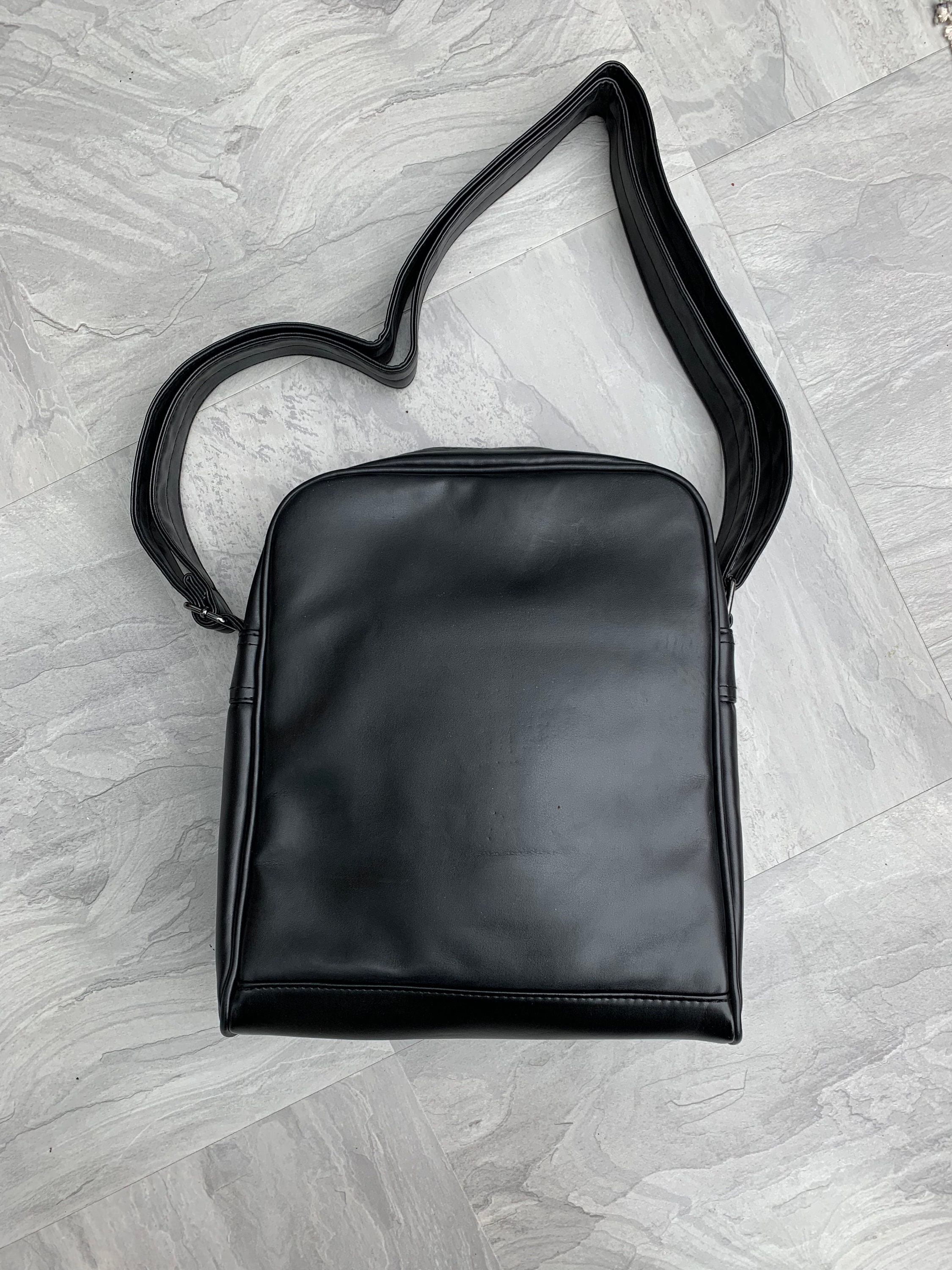 Skull Hawk Death Moth Embroidered Cross Over Body Reporter Bag Gothic ...