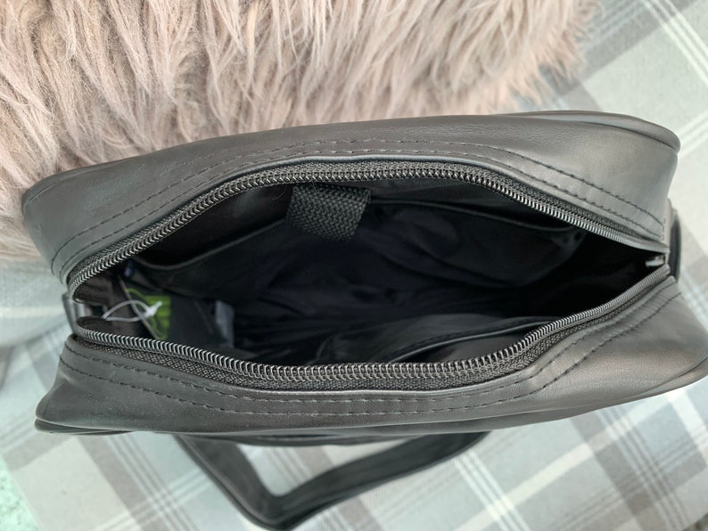 Skull Hawk Death Moth Embroidered Cross Over Body Reporter Bag Gothic ...