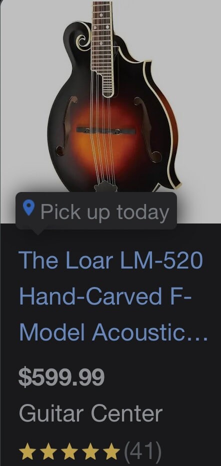 The Loar LM-520 Mandolin - Etsy