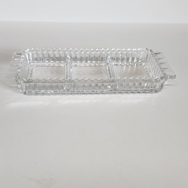 Glass Relish Tray - Etsy