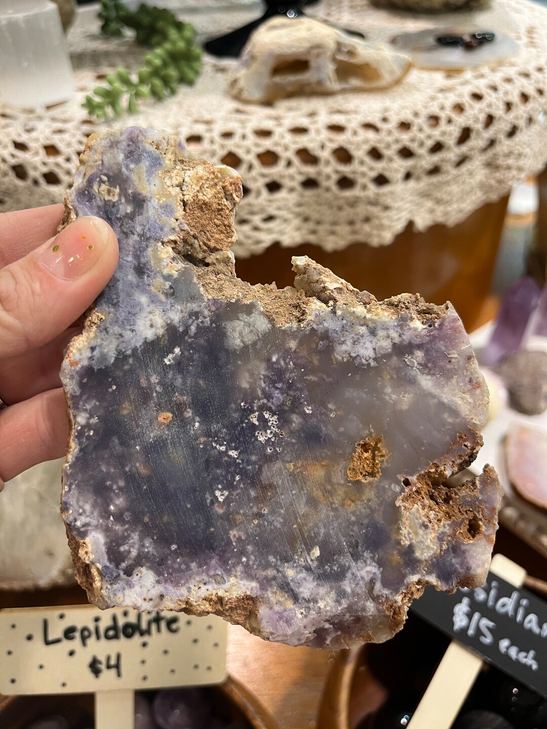 Translucent Purple Raw Opalized Fluorite Slab Mexico Crystals Rocks Minerals - Etsy