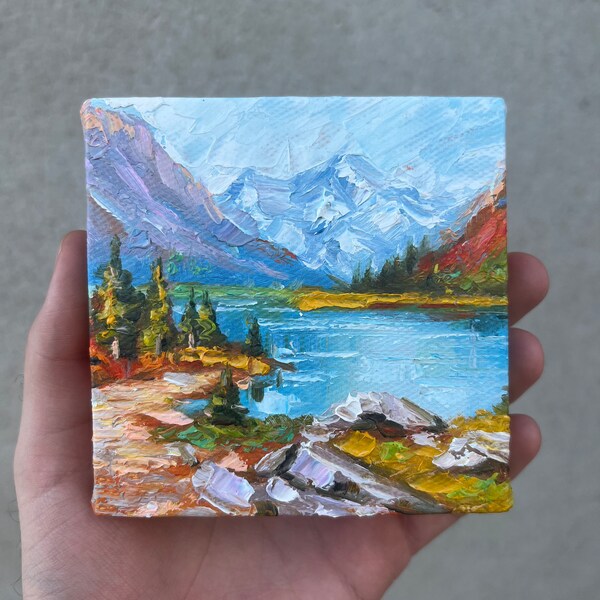 4x4 Painting - Etsy