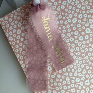 Chiffon Ribbon Personalized With Name. for Gifts and Place Names ...