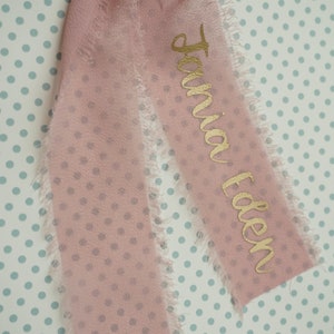 Chiffon Ribbon Personalized With Name. for Gifts and Place Names ...