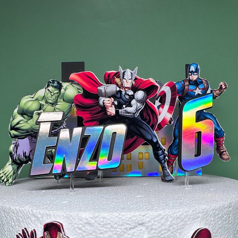 Avengers Cake Topper - Etsy
