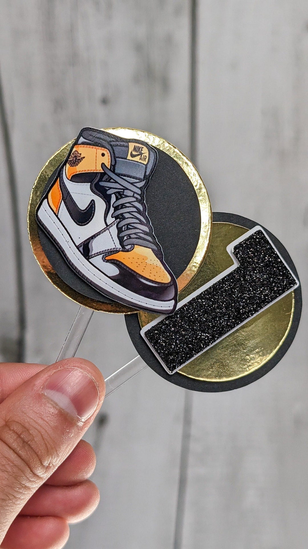 Air Jordan Cupcake Topper - Nike Theme Party - Multiple Color Options ...