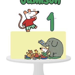 Maisy Mouse Cake Topper - Maisy Mouse Birthday - Maisy Mouse Cake ...