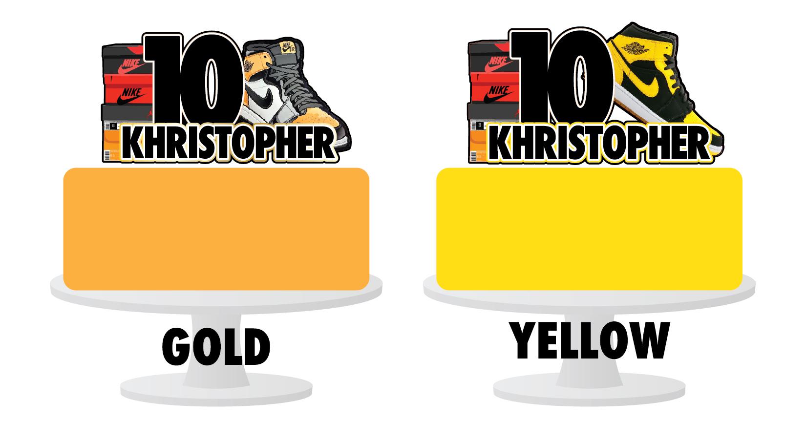 Personalized Air Jordan Cake Topper: Basketball Birthday Party ...