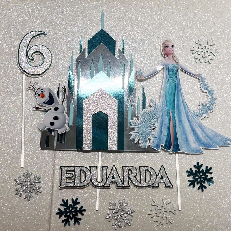 Frozen Cake Topper - Etsy
