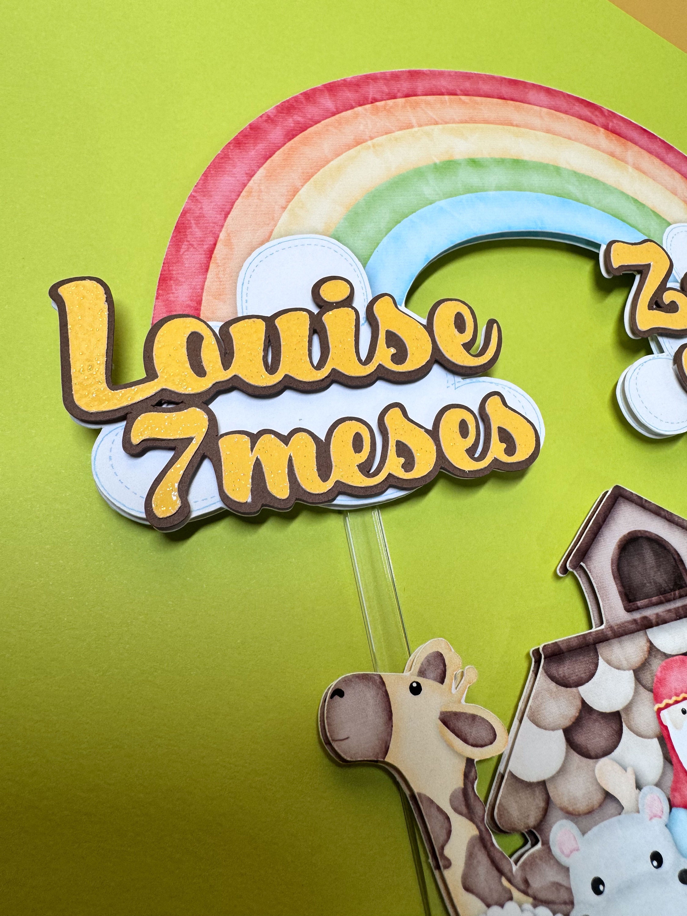 Noah's Ark Cake Topper Noah's Ark Birthday Noah's Ark Cake Noah's Ark ...